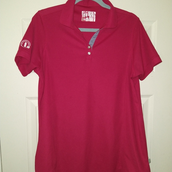 Chick-Fil-A | Tops | Chickfila Red Employee Uniform Team Style Oobe ...